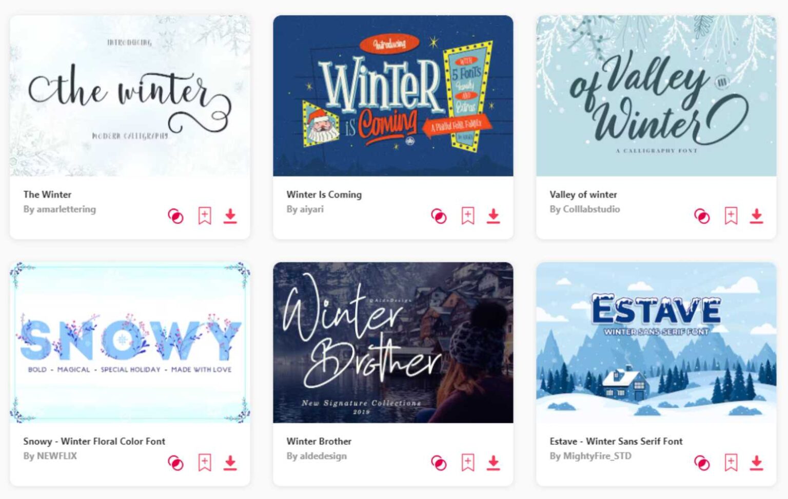 24 Winter Fonts That Are Perfect for Cold Season Projects
