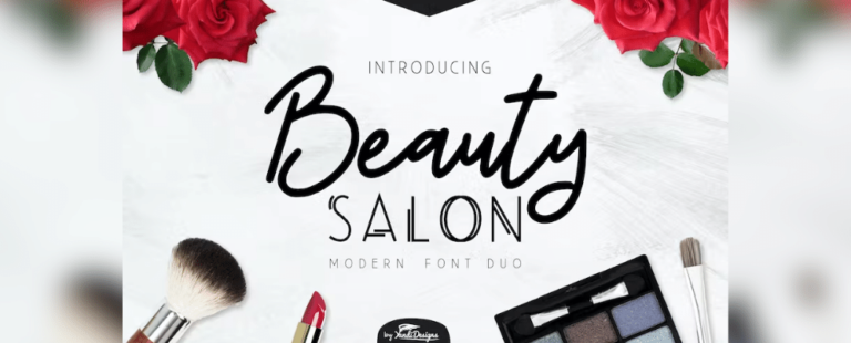 26 Fonts for Beauty Salon Logo That Convey Chic and Style