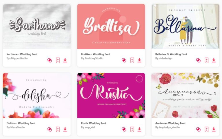 22 Canva Wedding Fonts that Add Romance to Your Invitations