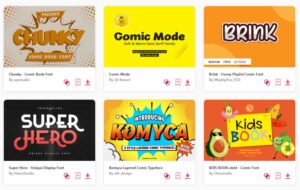 25 Comic Book Canva Fonts That Emit Superhero Energy