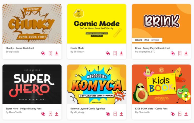 25 Comic Book Canva Fonts That Emit Superhero Energy