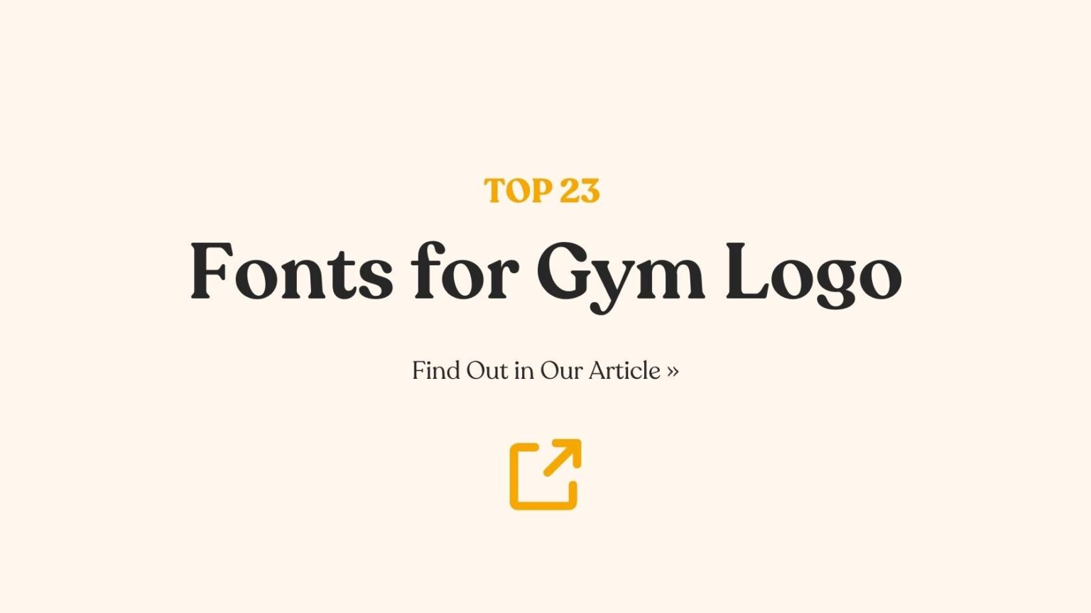 23 Best Fonts for Gym Logo That Reflect Dynamic Movement