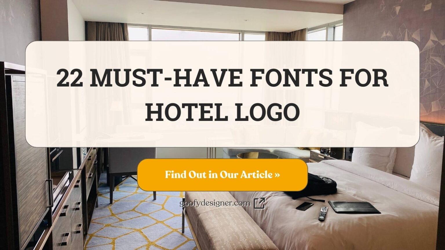22 Best Fonts for Hotel Logo That Evoke Comfort and Elegance