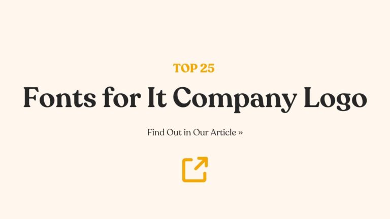 25 Best Fonts for IT Company Logo Embodying Digital Innovation