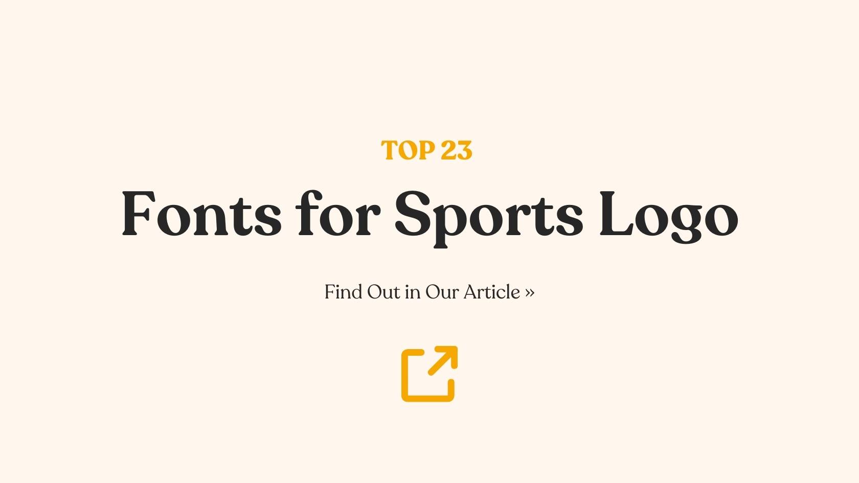23 Best Fonts for Sports Logo that Convey Passion and Energy