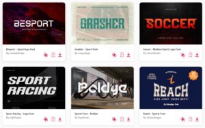 23 Best Fonts for Sports Logo that Convey Passion and Energy