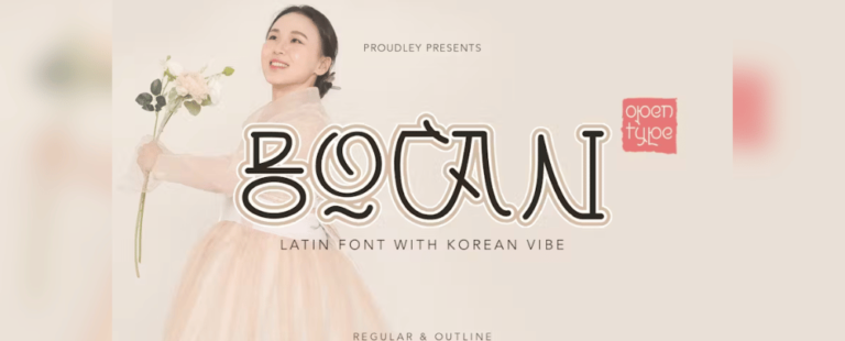 24 K-pop Fonts That Will Make Your Designs Dance With Energy