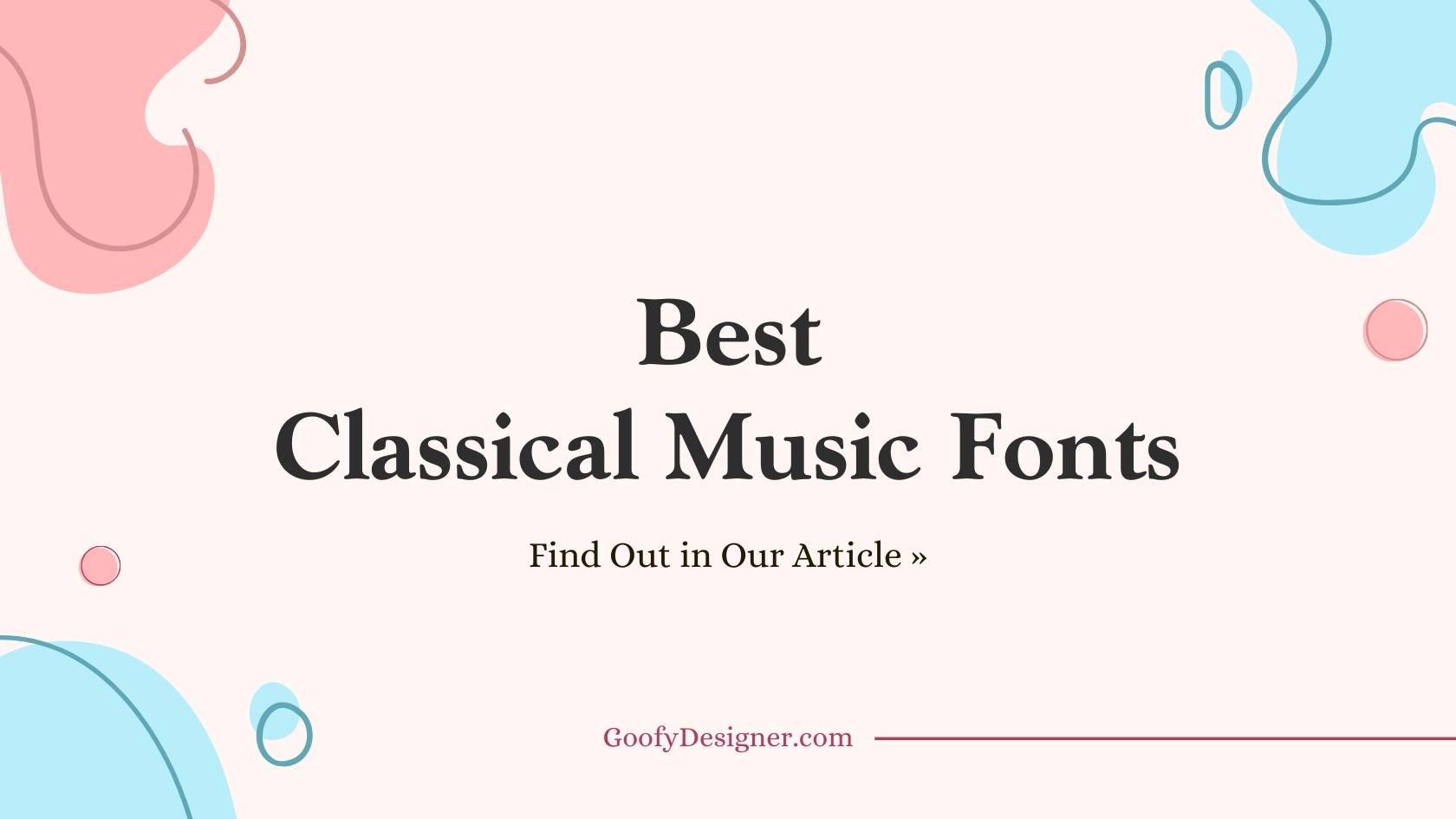 28 Classical Music Fonts That Evoke the Grandeur of Opera