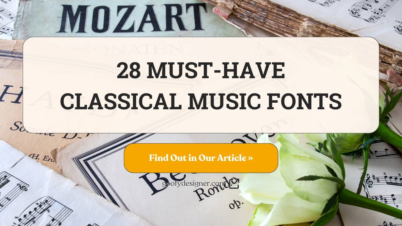28 Classical Music Fonts That Evoke the Grandeur of Opera