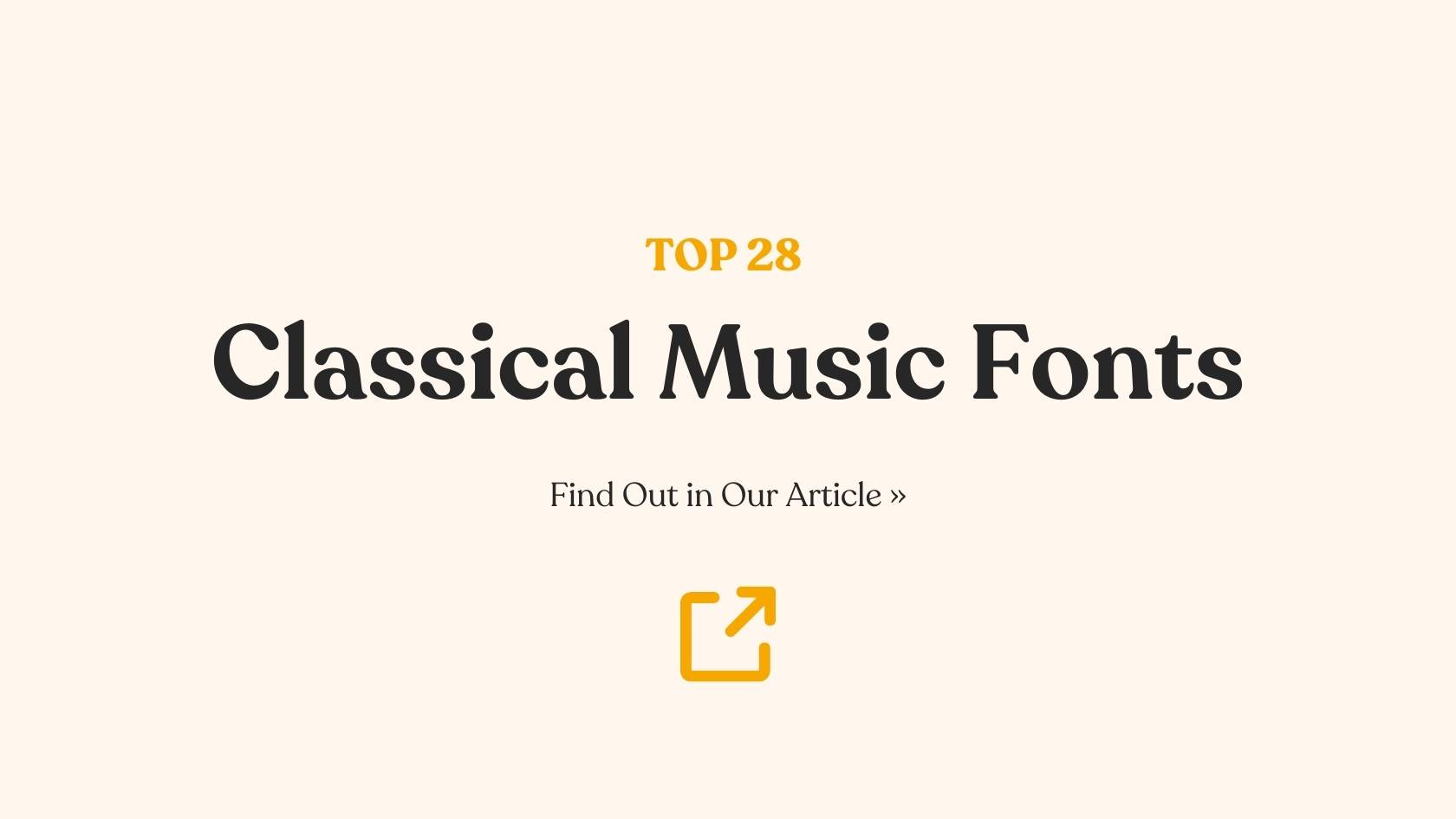 28 Classical Music Fonts That Evoke the Grandeur of Opera