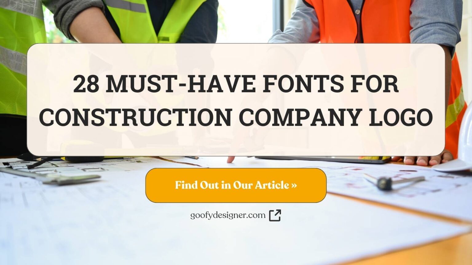 28 Best Construction Company Logo Fonts That Build Trust
