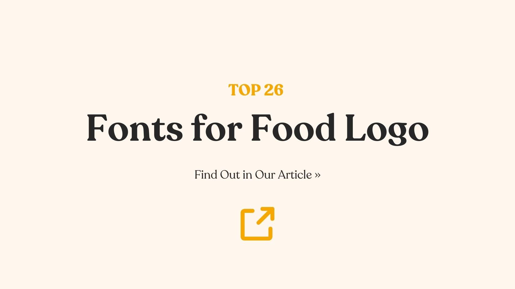 26 Best Fonts for Food Logo Which Blend Taste with Type