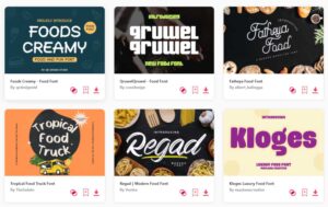 26 Best Fonts for Food Logo Which Blend Taste with Type