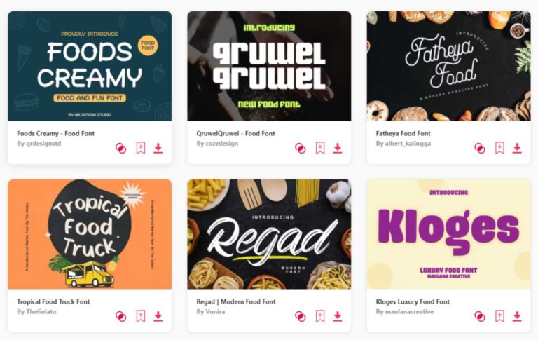 26 Best Fonts for Food Logo Which Blend Taste with Type