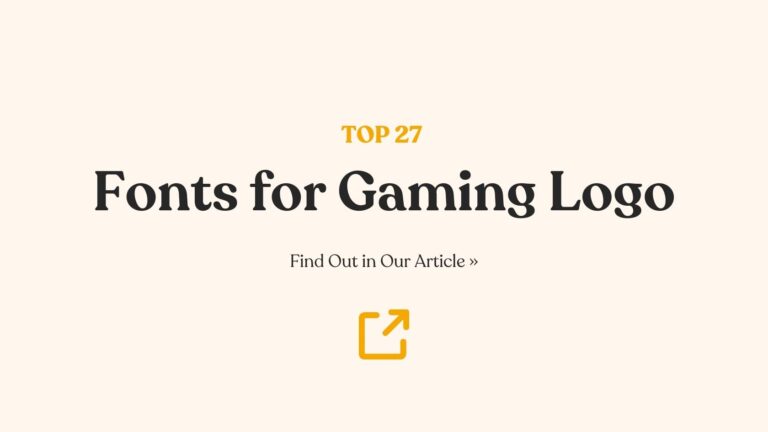 27 Best Fonts for Gaming Logo That Level Up Visual Impact