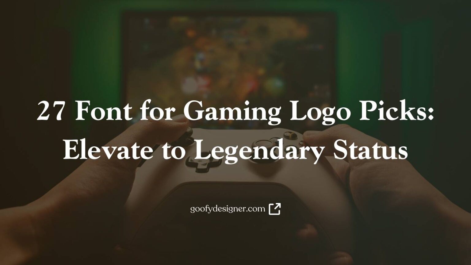 27 Best Fonts for Gaming Logo That Level Up Visual Impact