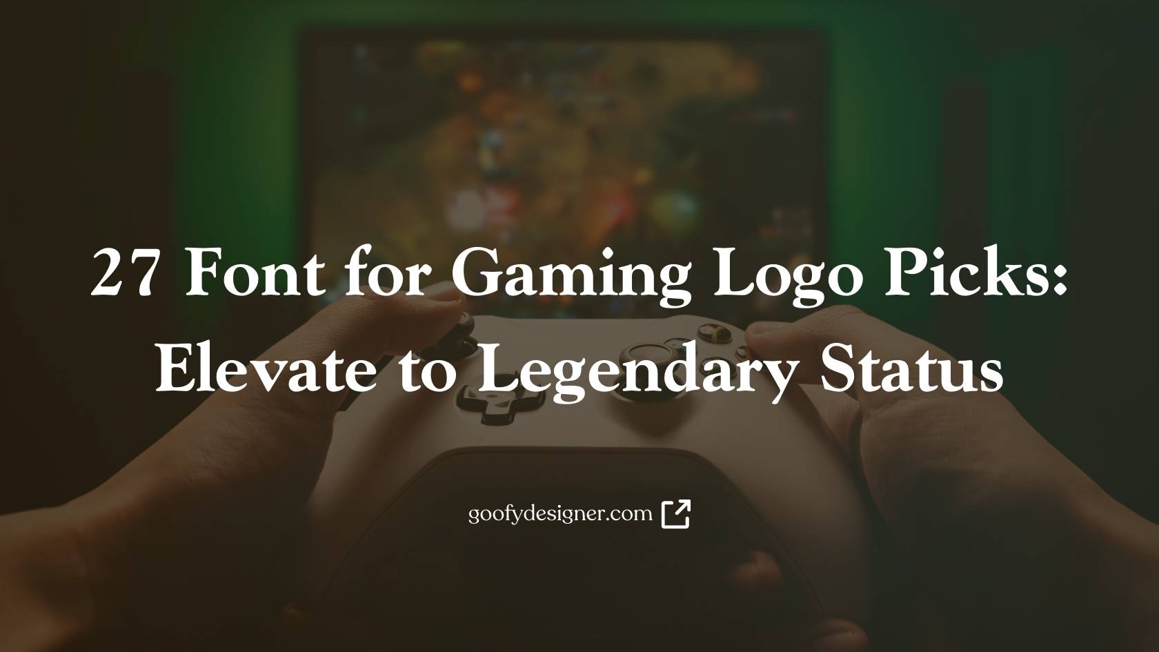 27 Best Fonts for Gaming Logo That Level Up Visual Impact