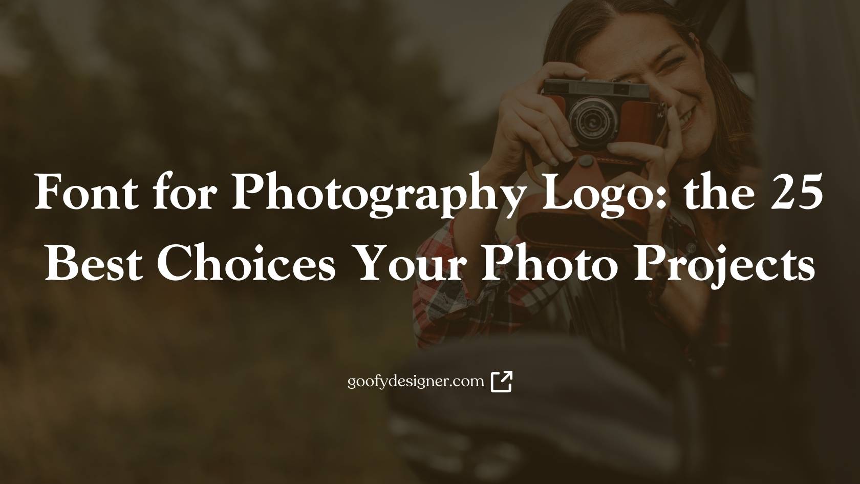 25 Best Fonts for Photography Logo That Zoom in on Inspiration