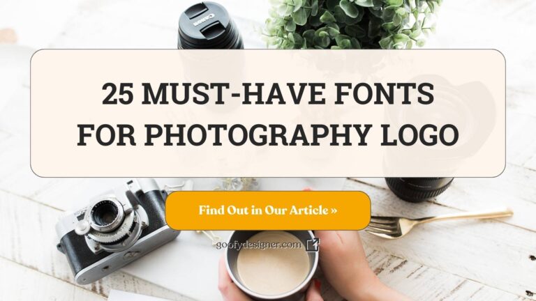 25 Best Fonts for Photography Logo That Zoom in on Inspiration