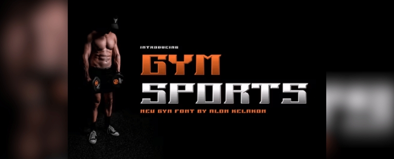 23 Best Fonts for Gym Logo That Reflect Dynamic Movement