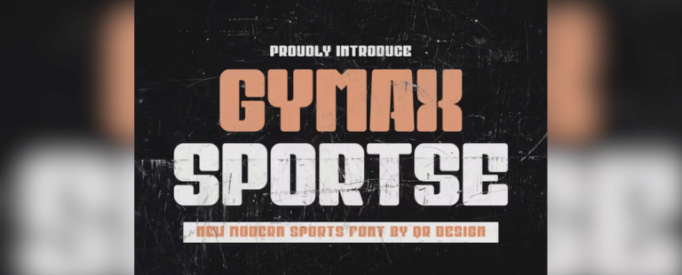 23 Best Fonts for Gym Logo That Reflect Dynamic Movement