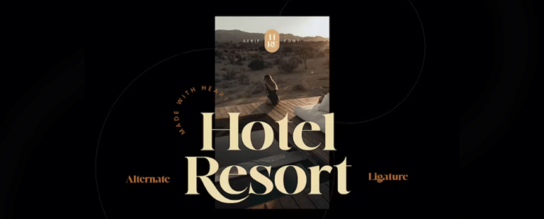 22 Best Fonts for Hotel Logo That Evoke Comfort and Elegance