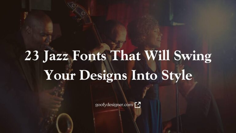 23 Jazz Fonts That Will Swing Your Designs Into Style