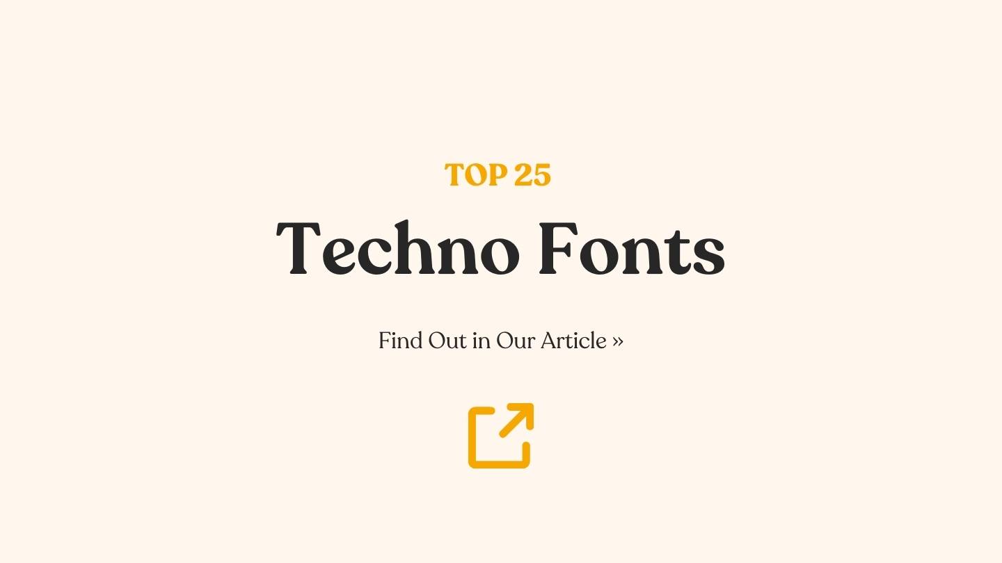 25 Techno Fonts That Will Bring a Modern Twist to Your Branding