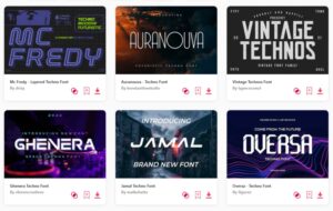 25 Techno Fonts That Will Bring a Modern Twist to Your Branding