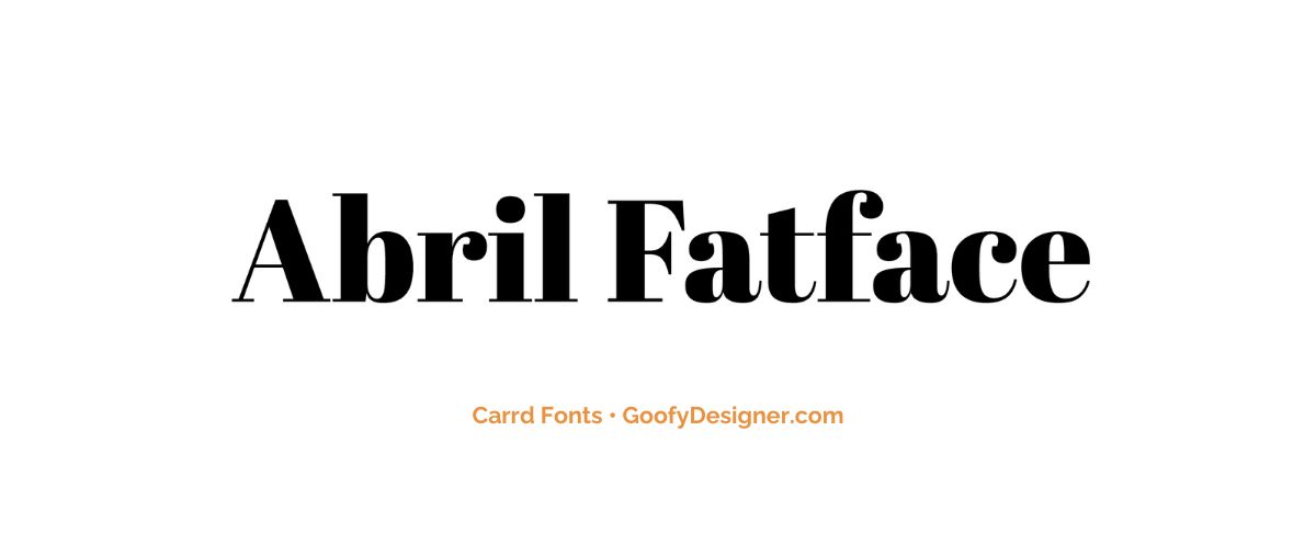 25 Best Carrd Fonts for Eye-catching One-page Sites