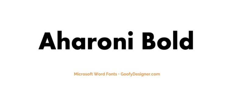27 Sans Serif Fonts in Microsoft Word That Stand Out