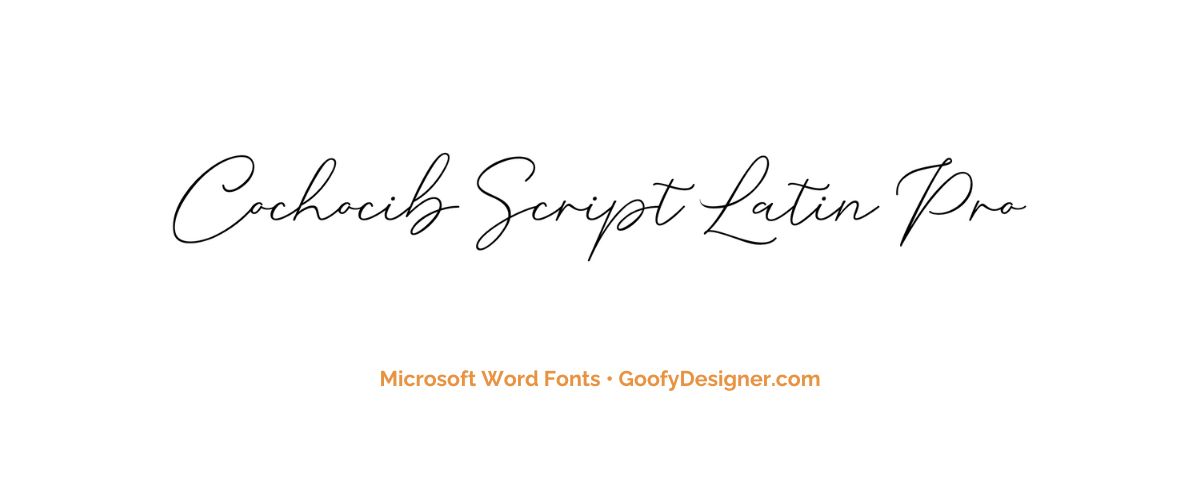 24 Cursive Fonts in Word That Add a Personal Touch