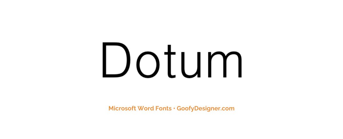 27 Sans Serif Fonts in Microsoft Word That Stand Out