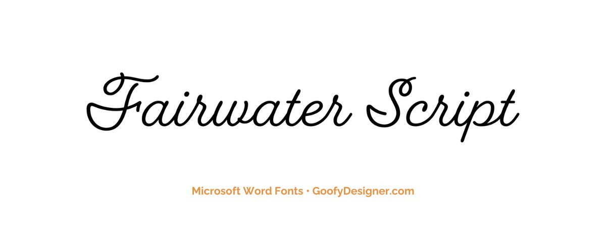 24 Cursive Fonts in Word That Add a Personal Touch