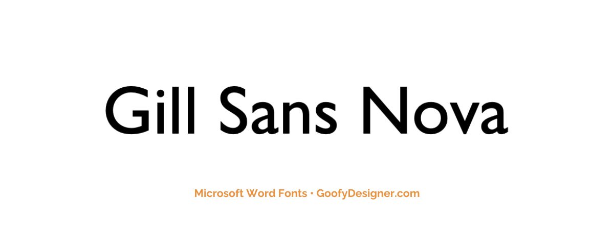 27 Sans Serif Fonts in Microsoft Word That Stand Out