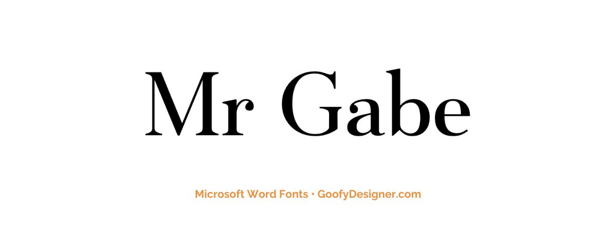 31 Best Serif Fonts You Can Find in Microsoft Word