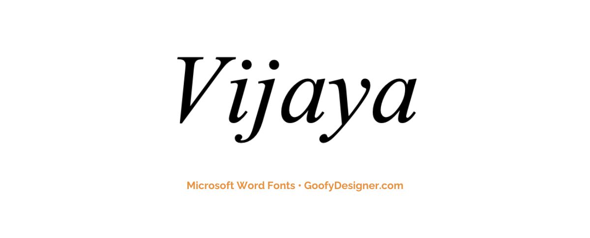 31 Best Serif Fonts You Can Find in Microsoft Word