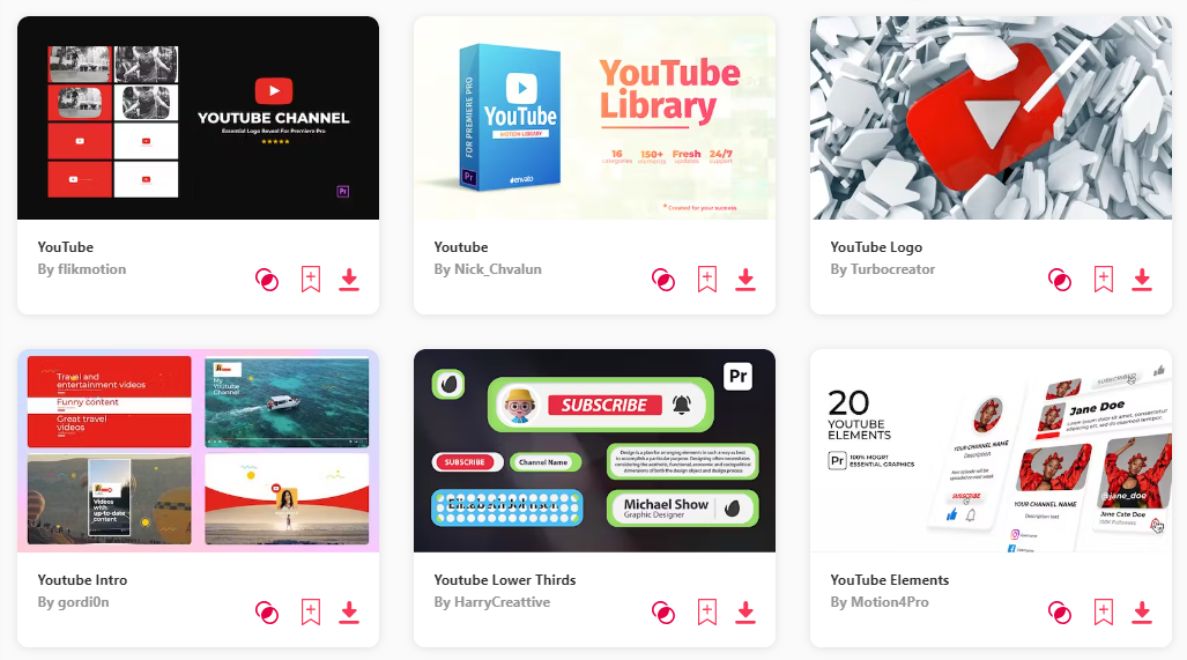 10 Best Premiere Pro YouTube Templates (My Favorites)