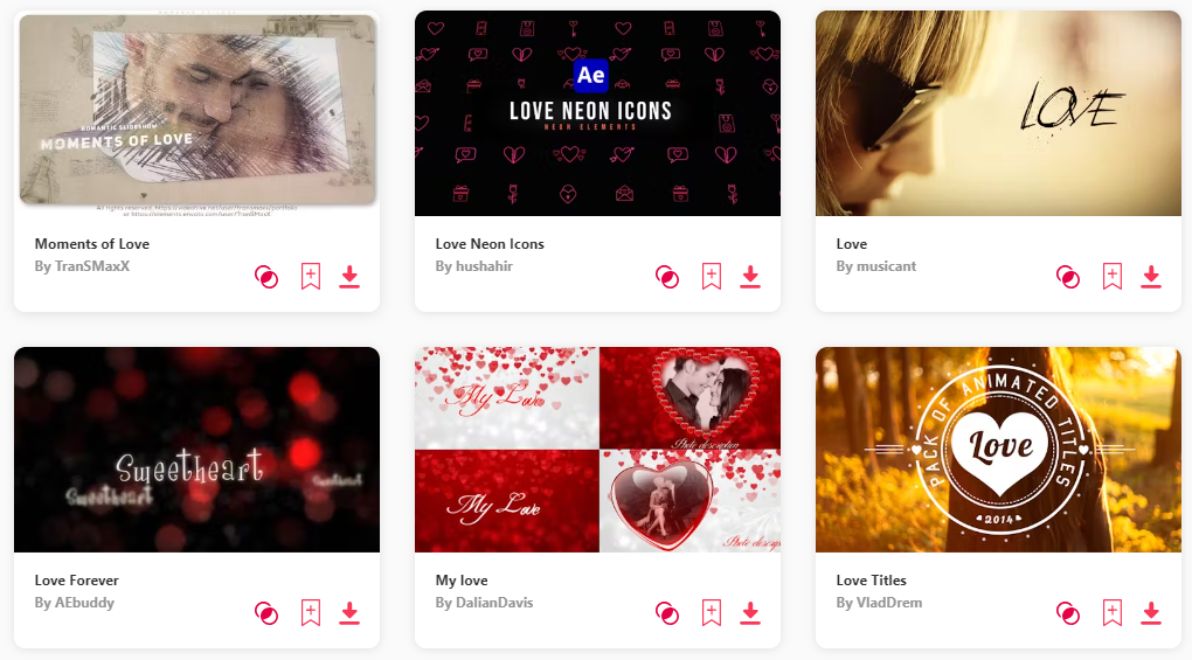 10 Best After Effects Love Video Templates (My Favorites)